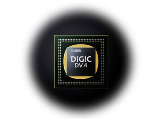 全新DIGIC DV 4數碼影像處理器 高質素流暢影片的保證